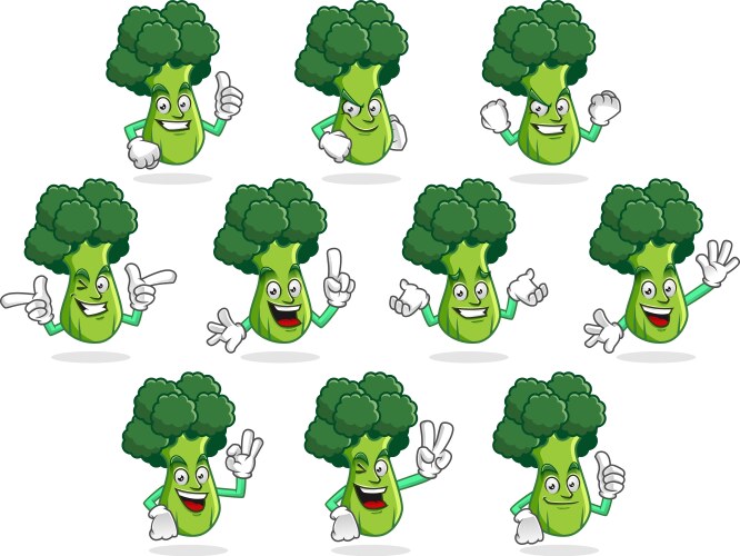 Broccoli Cartoon Vector Images (over 9,200)