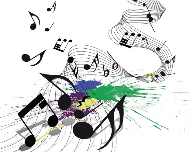 People playing music and dancing Royalty Free Vector Image