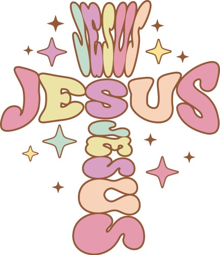Pray svg christian god cross Royalty Free Vector Image