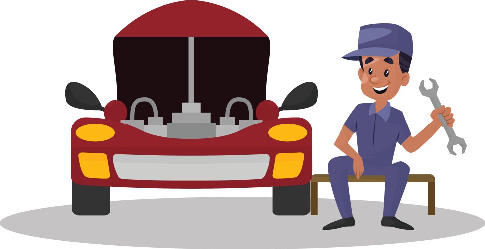 Car mechanic icon Royalty Free Vector Image - VectorStock