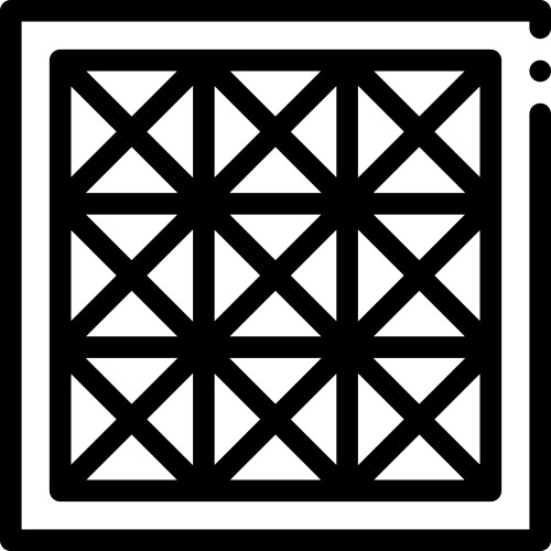 Berlin Wall Icon Thin Linear Style Design Vector Image