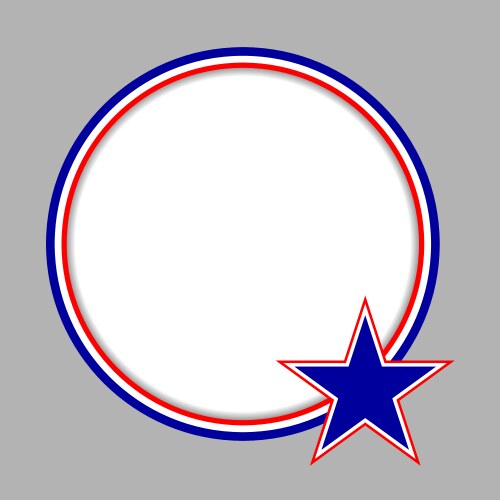 Frame and border of ribbon with palestine flag Vector Image