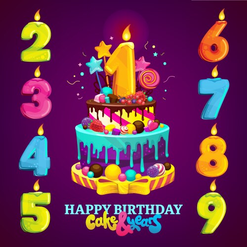 Happy Birthday 5 Vector Images (over 4,700)
