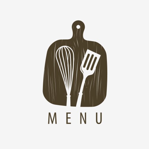 Bon appetit logo label for design menu restaurant Vector Image
