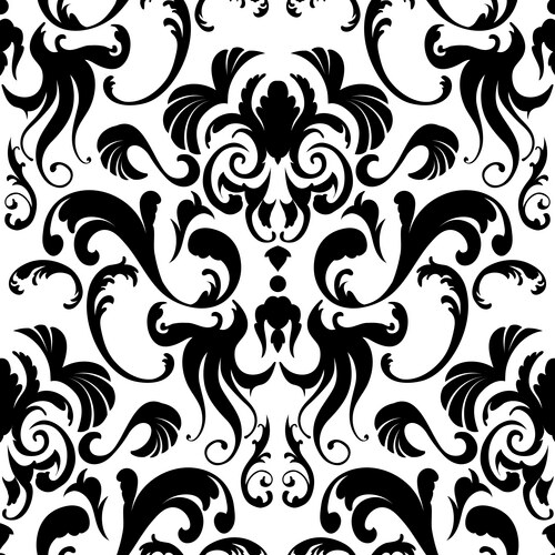 Damask seamless pattern background elegant luxury Vector Image