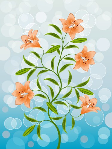 Blue Lily Vector Images (over 3,600)