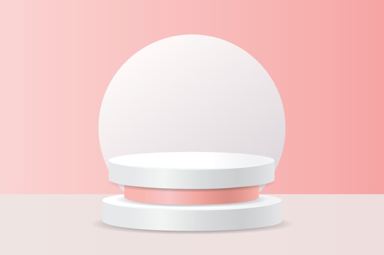 Simple podium background Royalty Free Vector Image