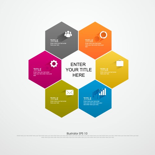 Infographic presentation design Royalty Free Vector Image