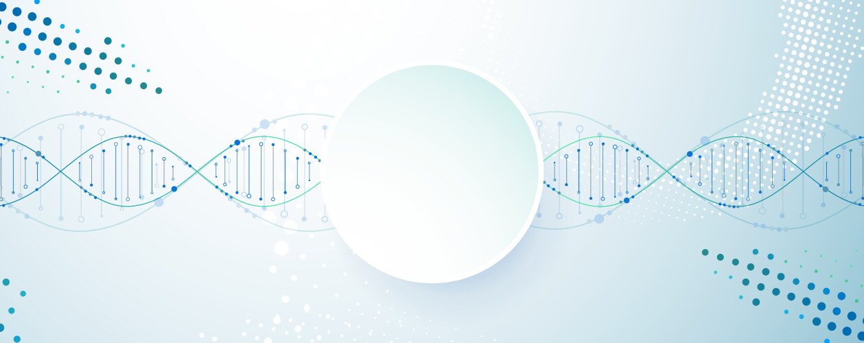Dna frame Royalty Free Vector Image - VectorStock