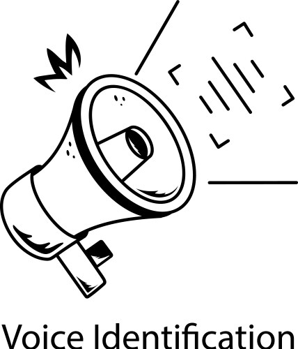 Voice modulation Royalty Free Vector Image - VectorStock