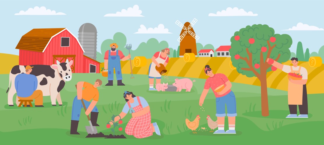 Animated Farmer Vector Images (over 18,000)