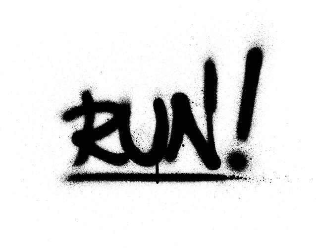Run Word Vector Images (over 1,200)