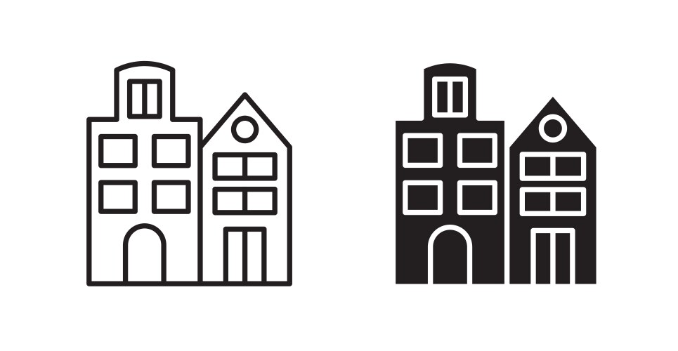 Building Clip Art Black And White