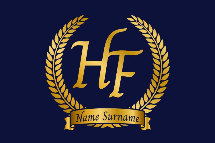 Hf logo Vector Images & Graphics for Commercial Use | VectorStock