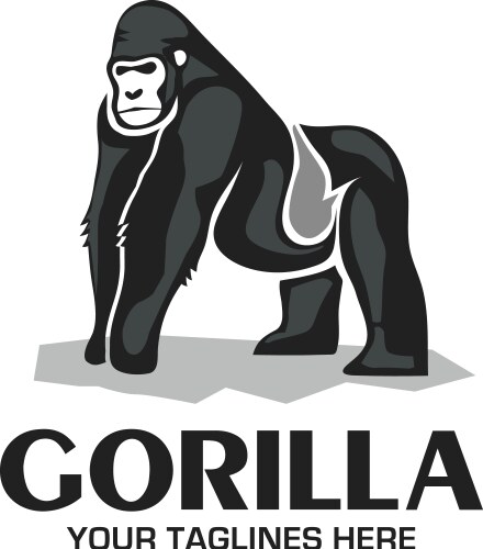 Gorilla Royalty Free Vector Image - VectorStock
