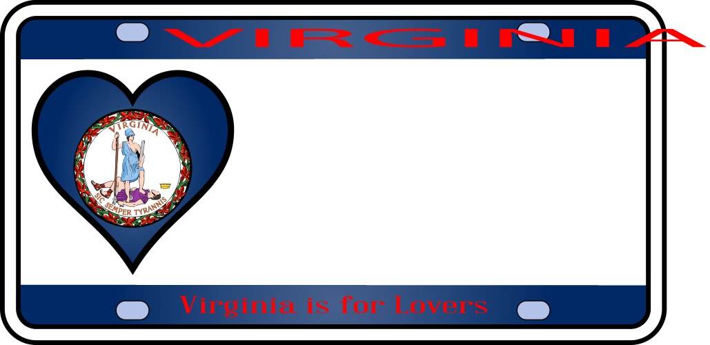 Blank License Plate Vector Images (over 610)