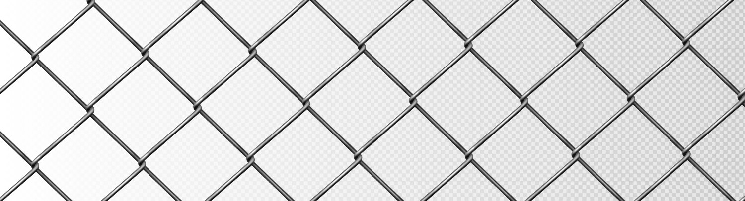 Metal fence mesh pattern of brass wire grid Vector Image