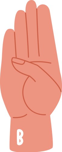 Sign Language Letter B Vector Images (over 280)