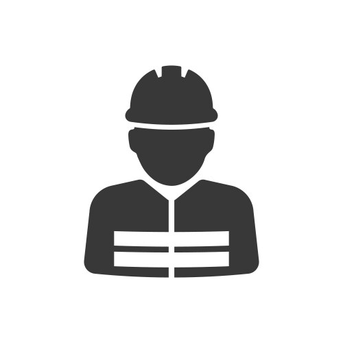 Construction project manager icon images Vector Image