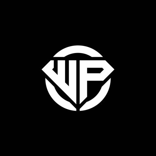 Mf logo monogram design template Royalty Free Vector Image