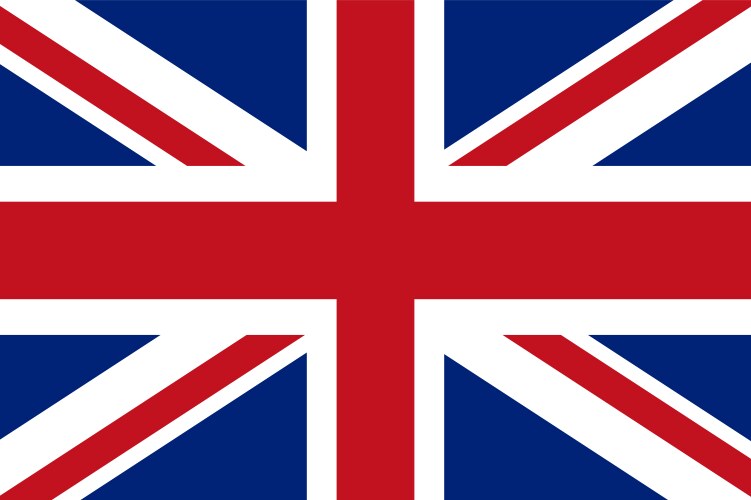 Flag rectangular shape Royalty Free Vector Image