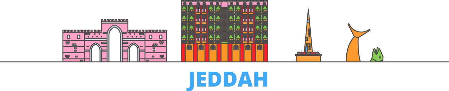 Saudi Cityscape Vector Images (over 820)