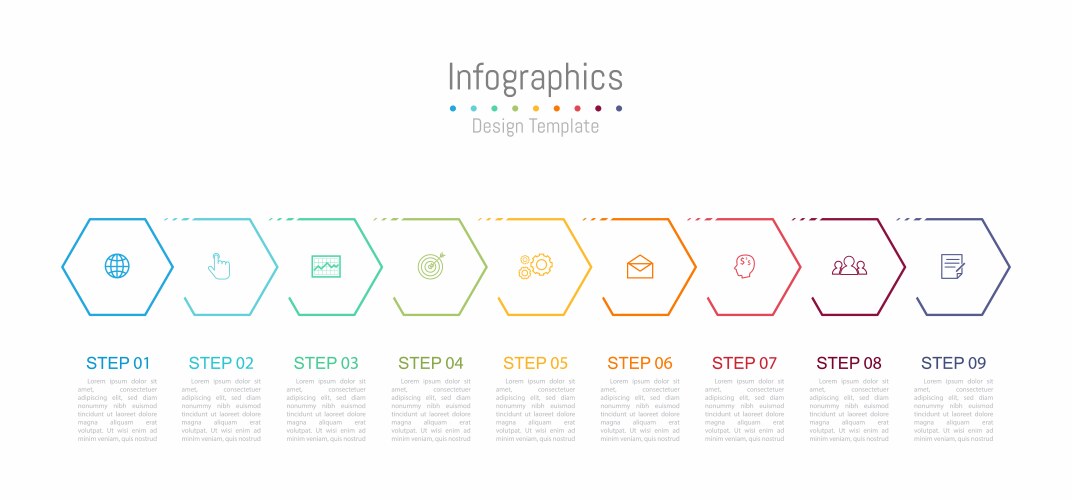 Nine Option Infographic Vector Images (over 3,800)
