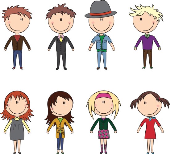 Cartoon People Vector Images (over 1.2 million)