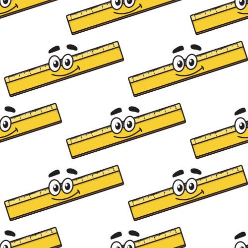 Funny ruler Royalty Free Vector Image - VectorStock