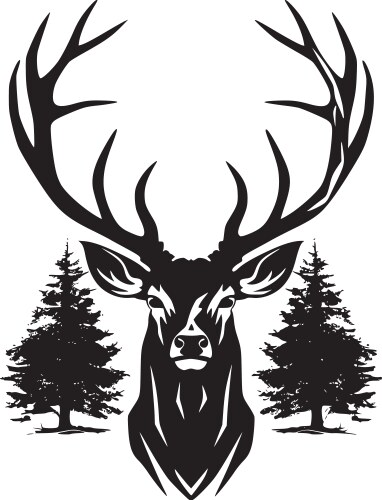 Elk Outline Vector Images (over 3,800)