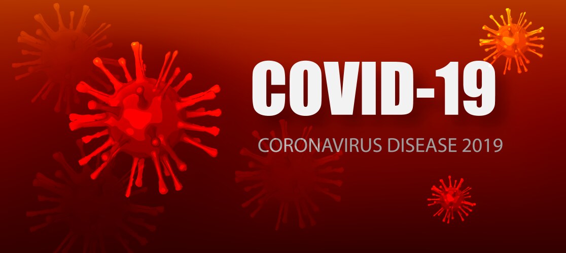 Covid19-19 coronavirus disease pandemic outbreak Vector Image