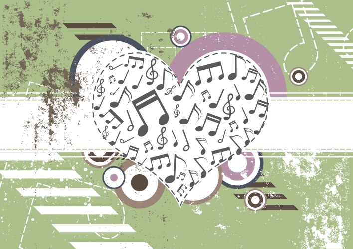 Music Note Heart Vector Images (over 8,700)