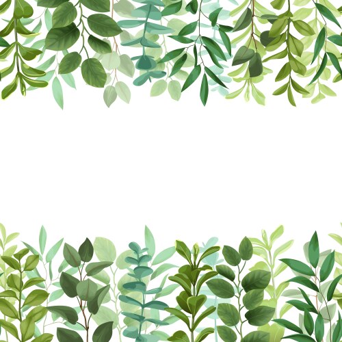 Leaf border Vector Images & Graphics for Commercial Use | VectorStock