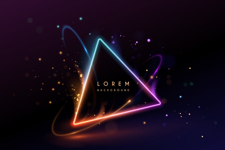 Neon Triangle Vector Images (over 34,000)