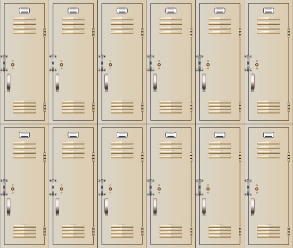 Red school lockers Royalty Free Vector Image - VectorStock