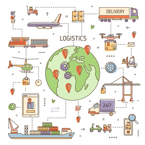 Transport Logistics Vector Images (over 130,000)