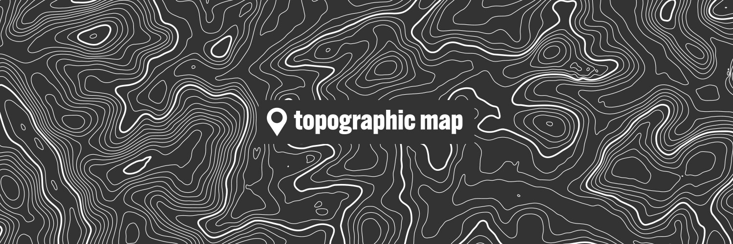 Topographic map with contour lines geographic Vector Image