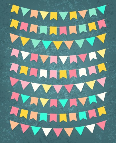 Mexican flags Royalty Free Vector Image - VectorStock