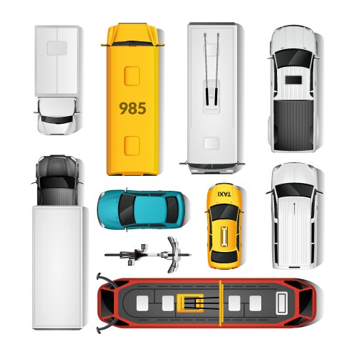 Car Top View Vector Images (over 8,200)