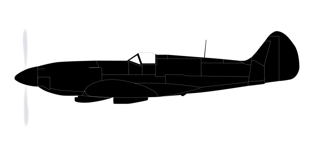 Spitfire Silhouette Vector Images (over 190)