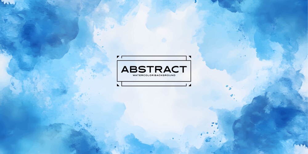 Blue Watercolor Background Blue Watercolor Vector Art, Icons, And