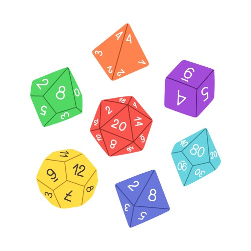 D20 Dice Vector Images (over 7,600)