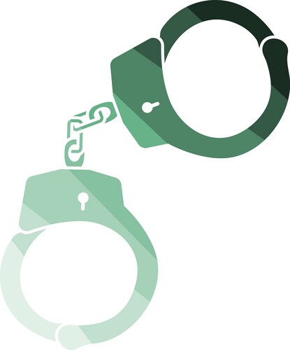 Handcuff icon Royalty Free Vector Image - VectorStock