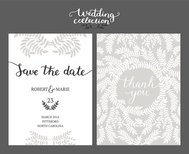 Save the date Royalty Free Vector Image - VectorStock