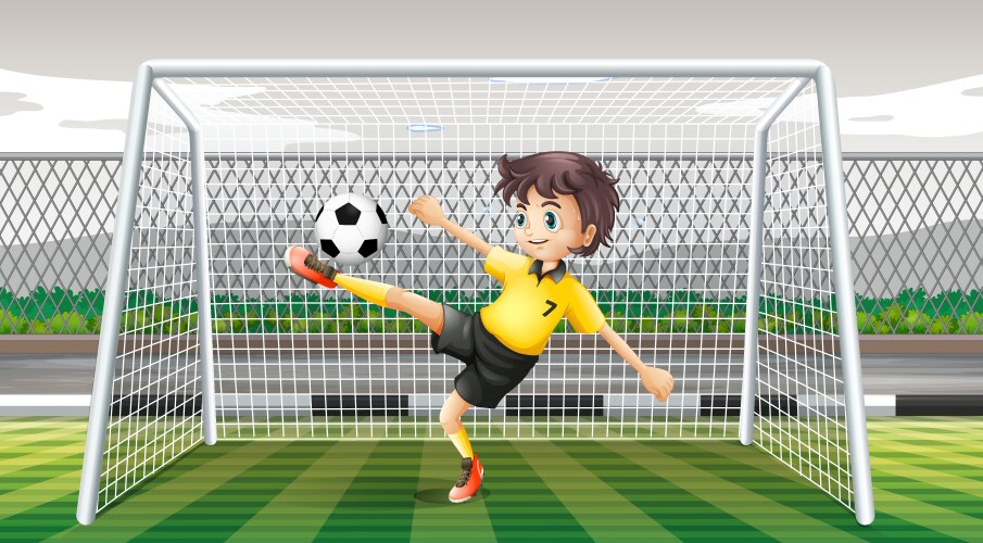 Goalkeeper Royalty Free Vector Image - VectorStock