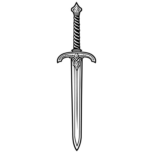 Sword Outline Vector Images (over 20,000)