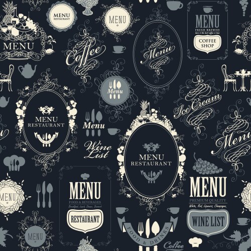 Restaurant cafe menu template design food flyer Vector Image