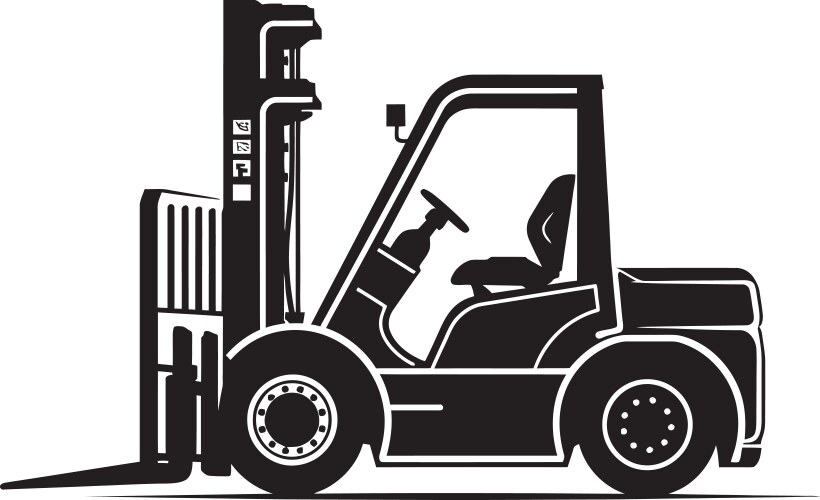Loadlift forklift symbol lifttech iconic Vector Image