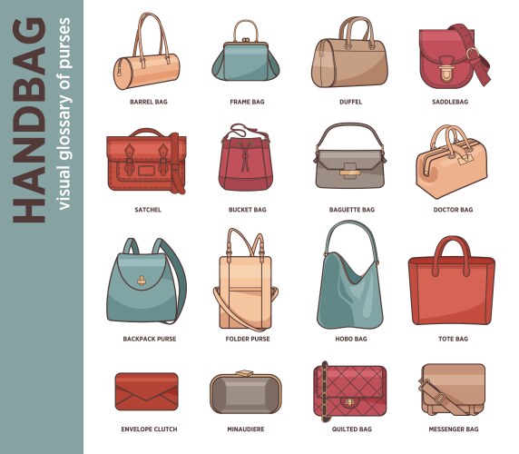 Purses Royalty Free Vector Image - VectorStock