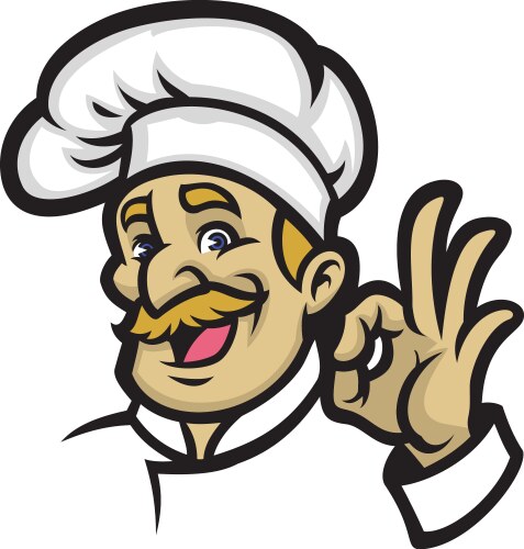 Happy chef icon Royalty Free Vector Image - VectorStock